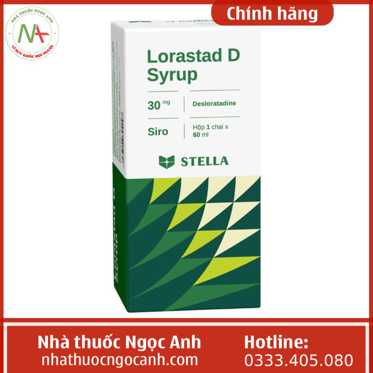 Thuốc Lorastad D Syrup Stella có tác dụng gì? giá bao nhiêu? mua ở đâu