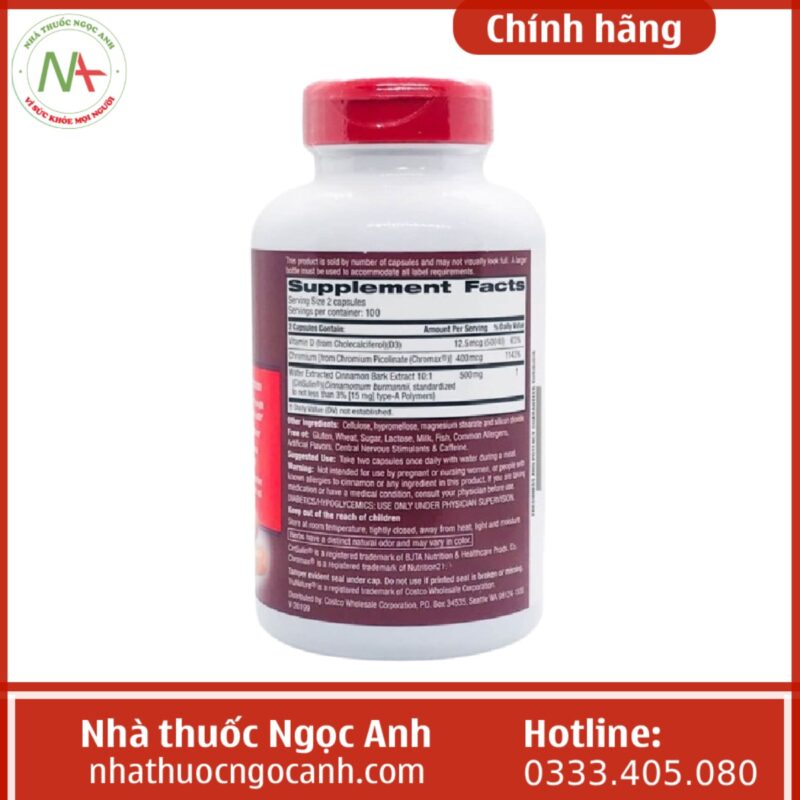 Thuốc Advanced Strength Cinsulin của Mỹ có tốt không, giá bao nhiêu ...