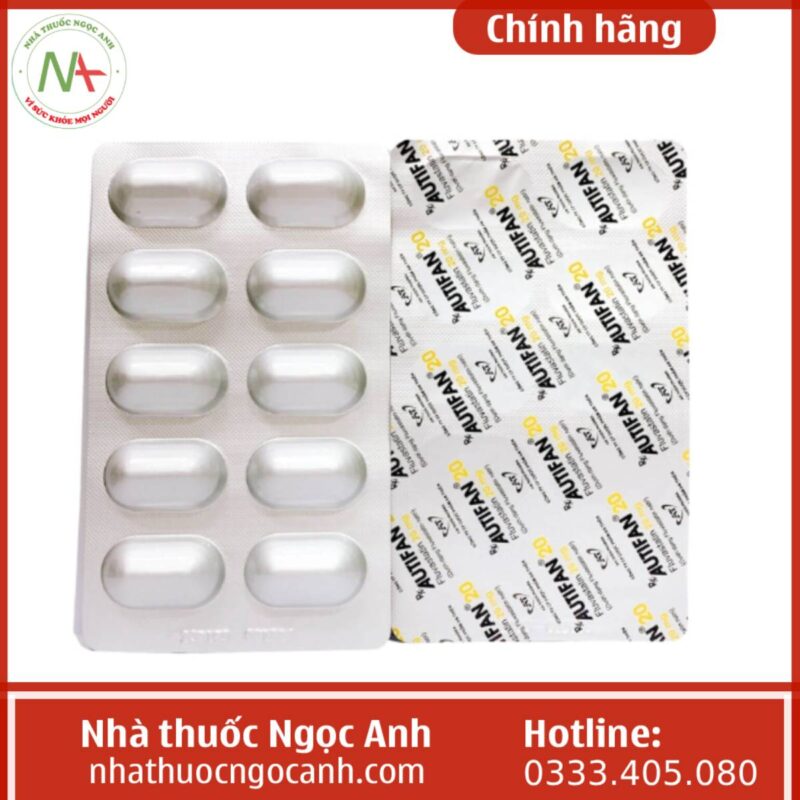 Thuốc Autifan 20 mg là thuốc gì, giá bao nhiêu, mua ở đâu?