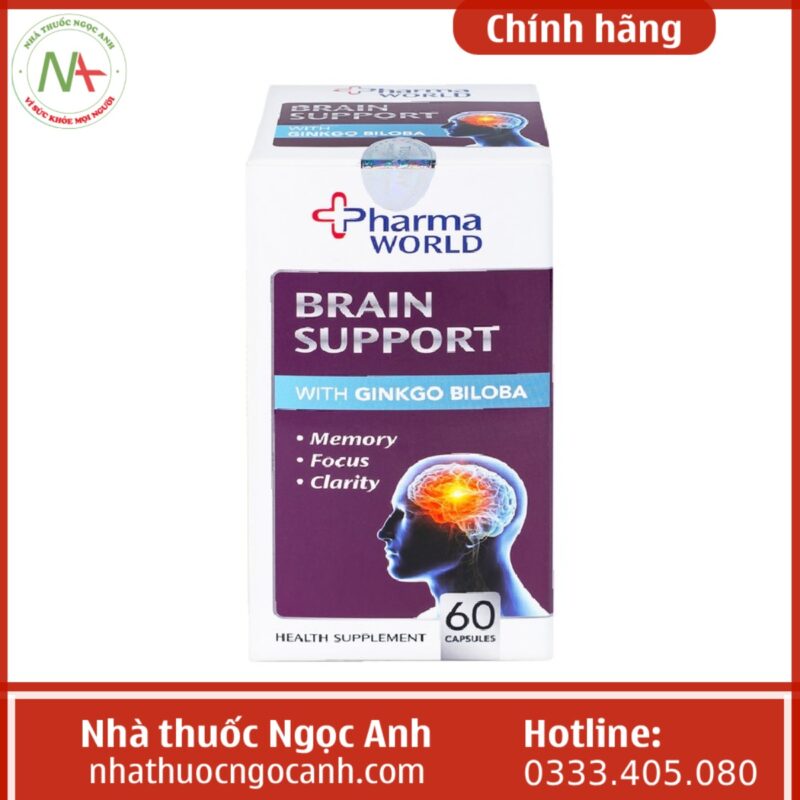 Thuốc Brain Support Pharma World có tốt không, giá bao nhiêu, mua ở đâu?