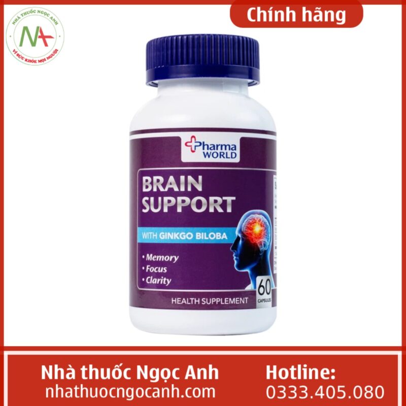 Thuốc Brain Support Pharma World có tốt không, giá bao nhiêu, mua ở đâu?
