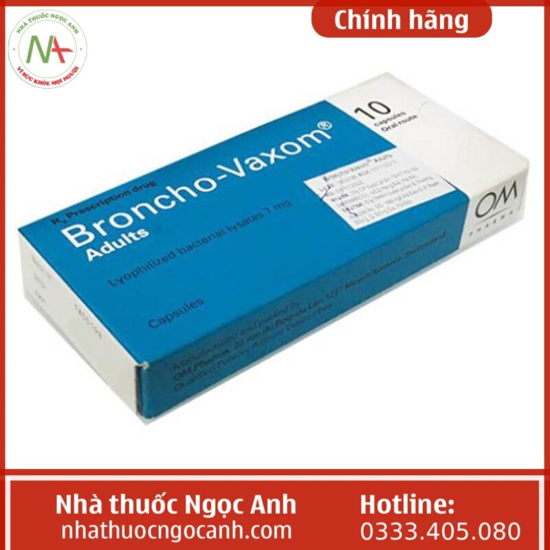 Thuốc Broncho-Vaxom Adults 7mg là thuốc gì, giá bao nhiêu, mua ở đâu