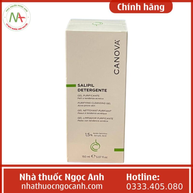 Sữa rửa mặt Canova Salipil Detergente Purifying Cleansing Gel 150ml giá ...