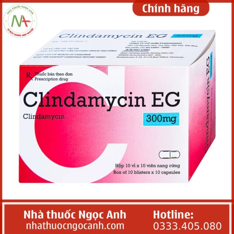 Thuốc Clindamycin EG 300mg là thuốc gì, giá bao nhiêu, mua ở đâu
