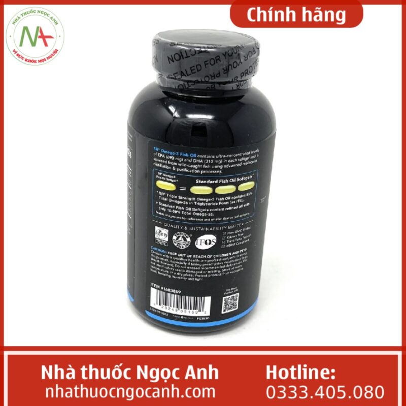 Dầu cá SR Triple Strength Omega-3 Fish Oil có tốt không, giá bao nhiêu ...