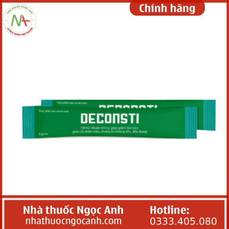 Thuốc Deconsti có tác dụng gì? Giá bao nhiêu? Mua ở đâu?