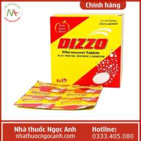 Viên sủi tiêu hóa Dizzo Effervescent Tablets uống khi nào, dùng cho trẻ mấy tuổi?
