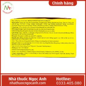 Viên sủi tiêu hóa Dizzo Effervescent Tablets uống khi nào, dùng cho trẻ ...