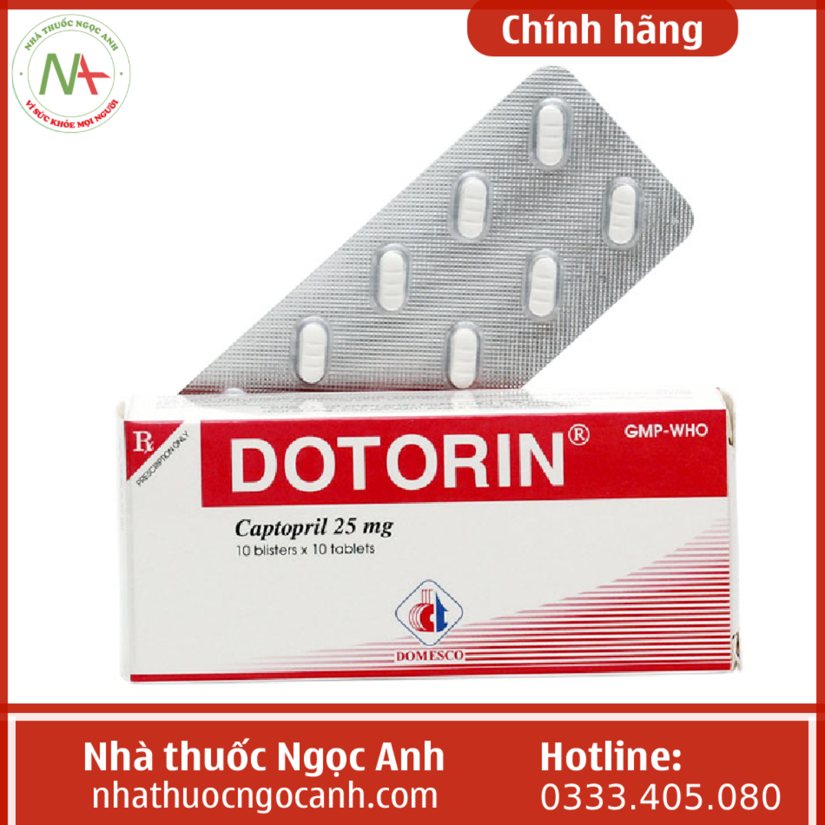 Thuốc Dotorin là thuốc gì, giá bao nhiêu, mua ở đâu?