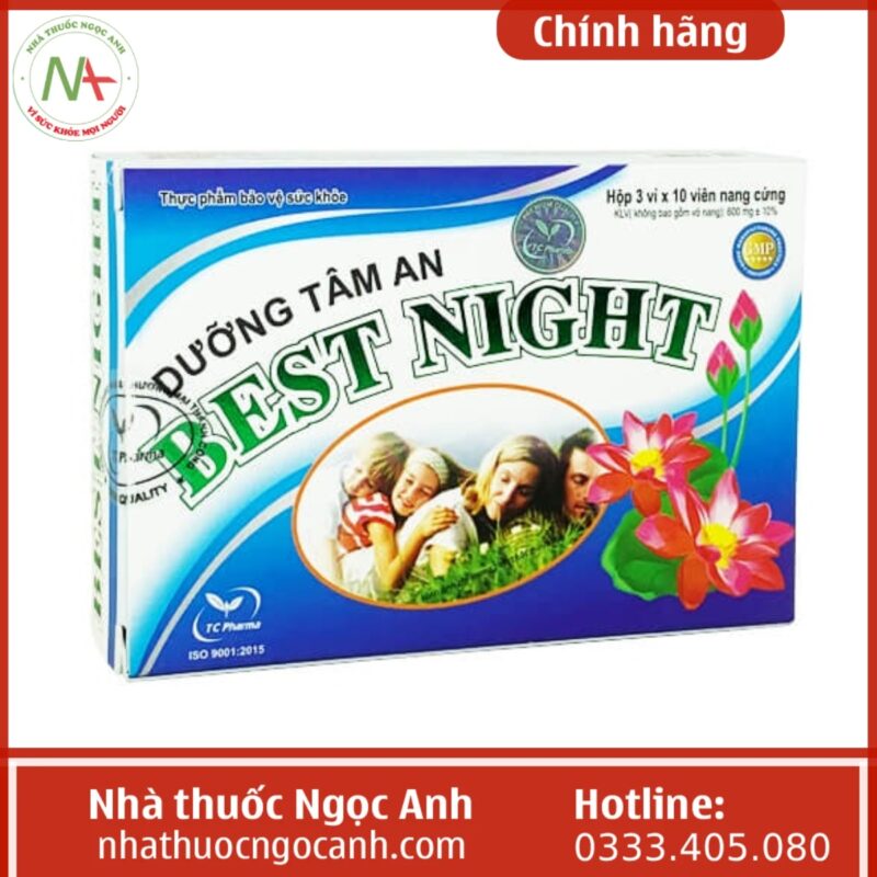 Dưỡng Tâm An Best Night là thuốc gì, giá bao nhiêu, mua ở đâu?