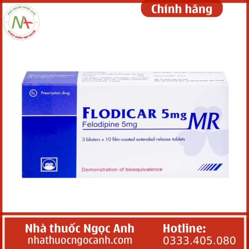 Thuốc Flodicar 5 mg MR có tác dụng gì, giá bao nhiêu, mua ở đâu?