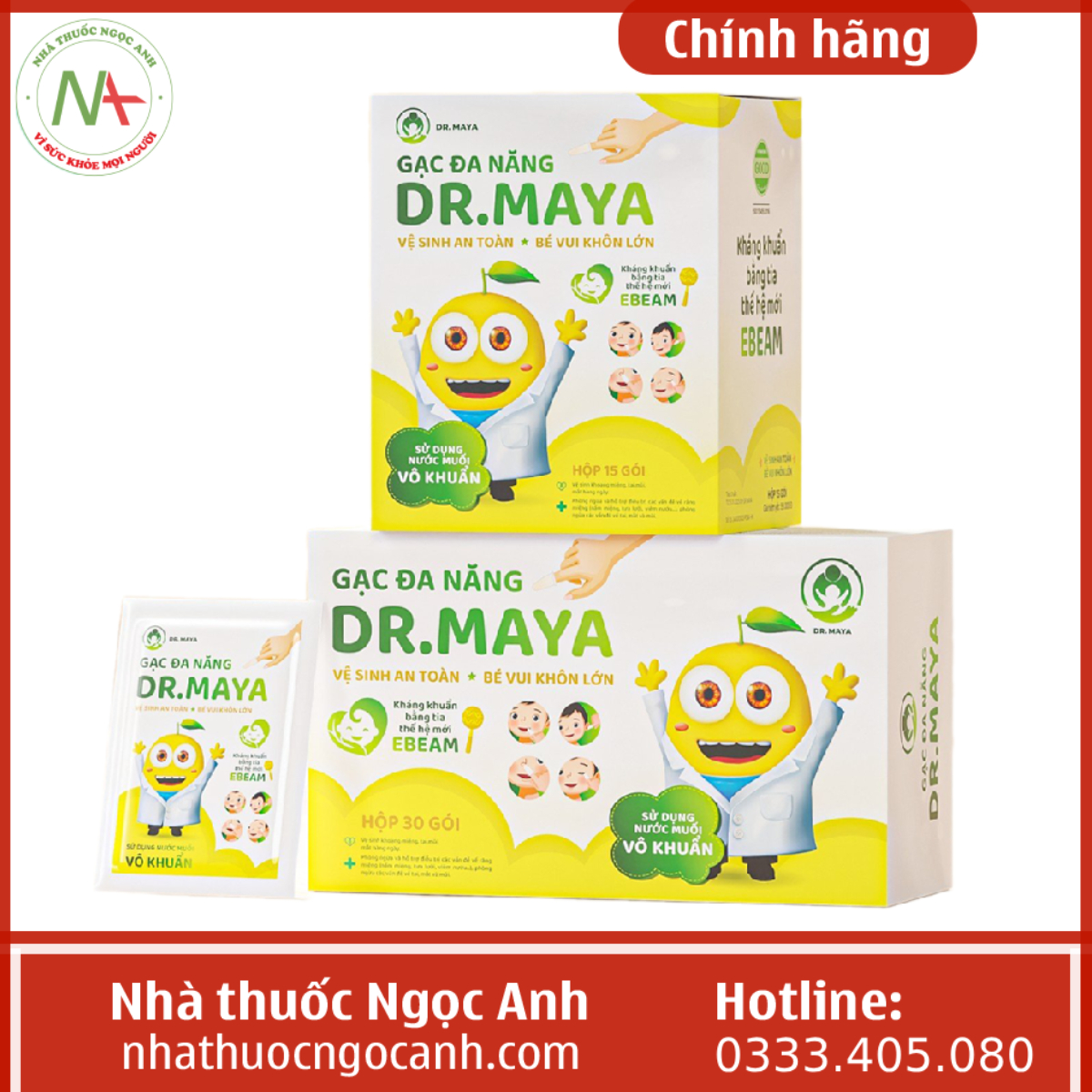 Gạc đa năng Dr.Maya có tốt không, giá bao nhiêu, mua ở đâu?