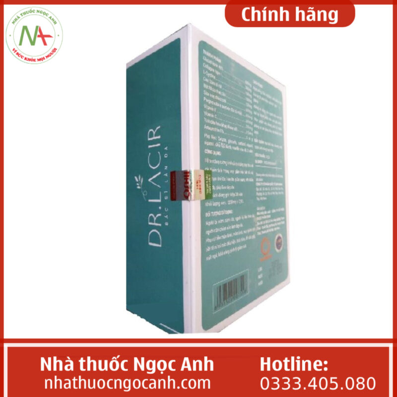 Viên uống trắng da Glutathione 600 Dr.Lacir có tốt không, giá bao nhiêu? Mua ở đâu?