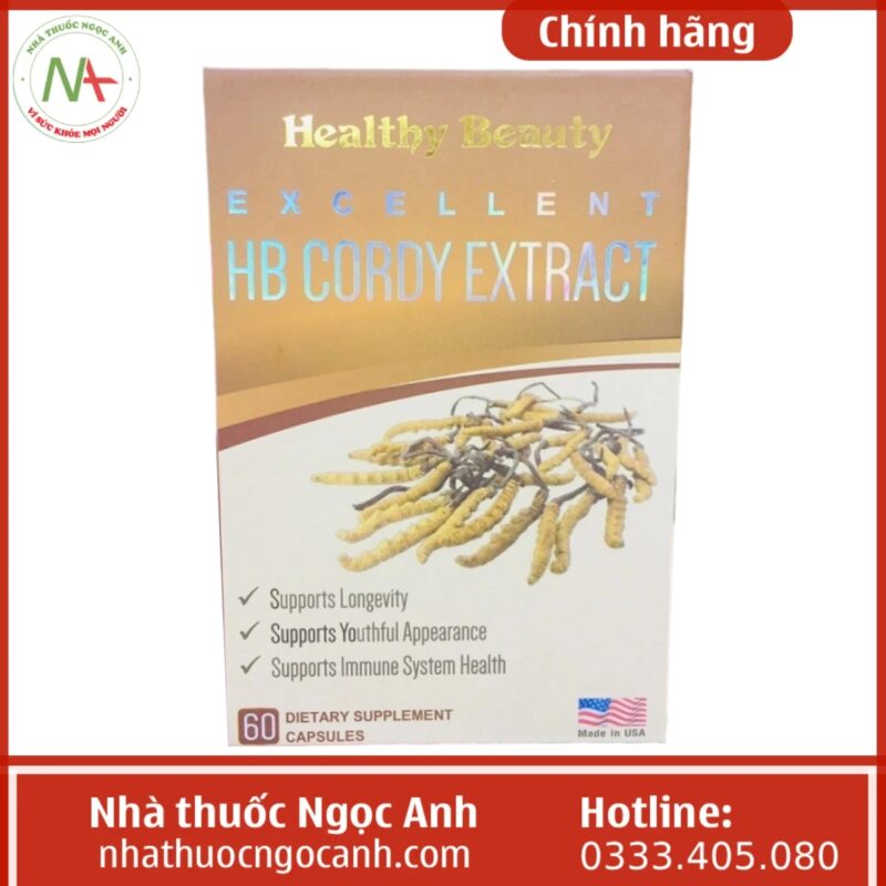 Đông trùng hạ thảo Mỹ HB Cordy Extract giá bao nhiêu, mua ở đâu