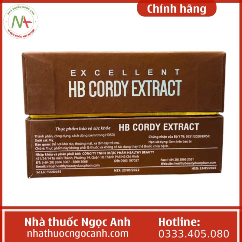 Đông trùng hạ thảo Mỹ HB Cordy Extract giá bao nhiêu, mua ở đâu
