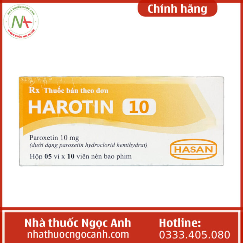 Thuốc Harotin 10 là thuốc gì, giá bao nhiêu, mua ở đâu?