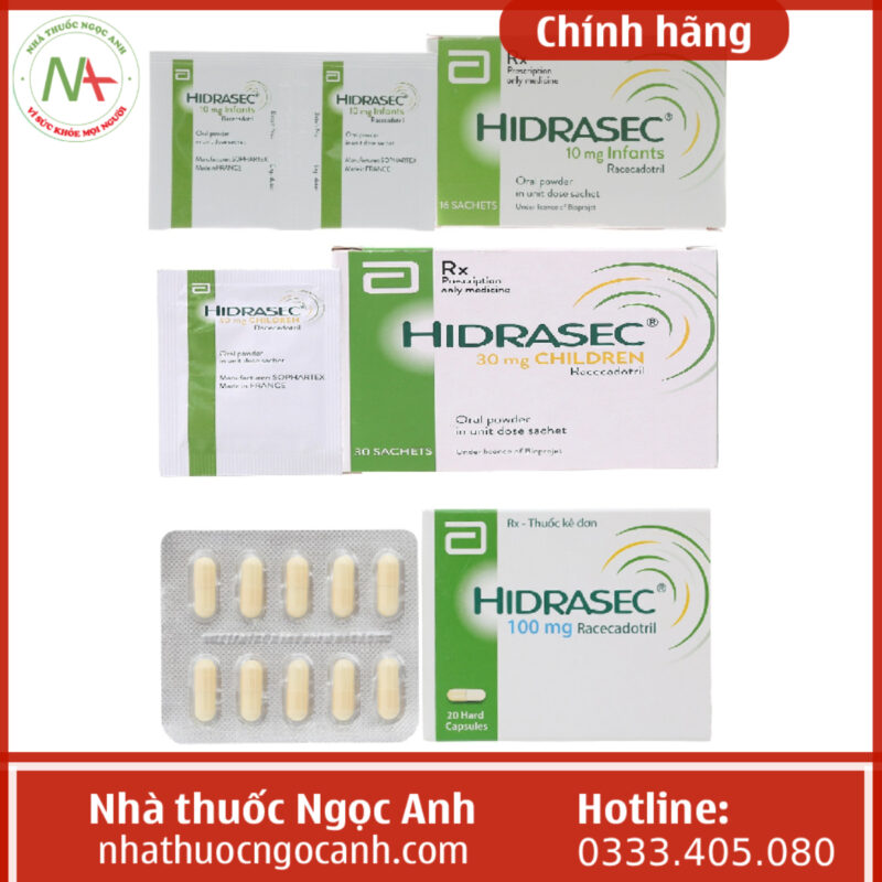 Thuốc Hidrasec 100mg là thuốc gì, giá bao nhiêu? Mua ở đâu?