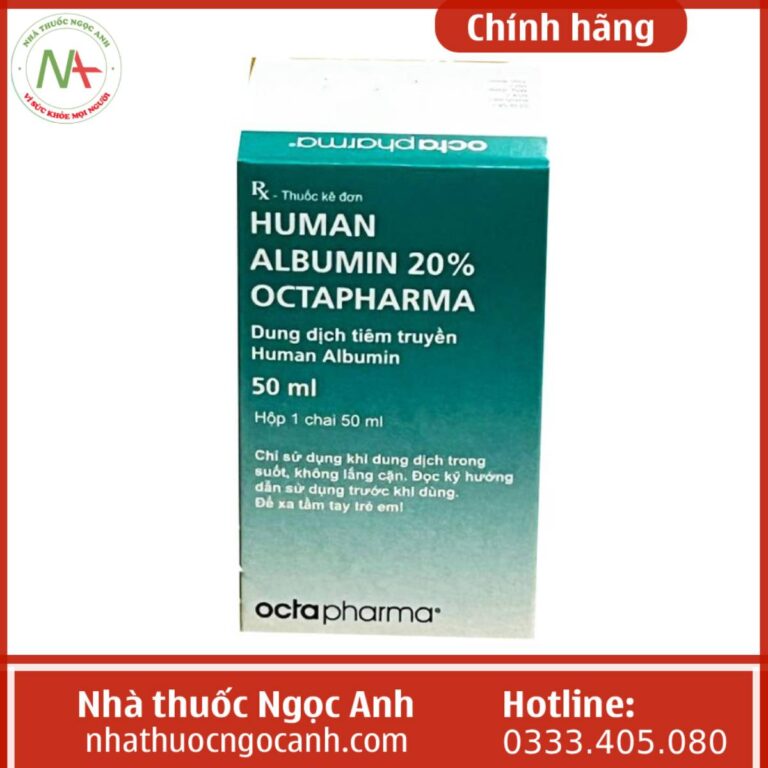 Thuốc Human Albumin Octapharma 20% tác dụng gì, giá bao nhiêu, mua ở đâu?