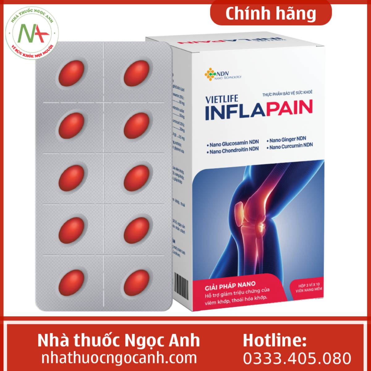 Thuốc Inflapain viên nang mềm là thuốc gì, giá bao nhiêu, mua ở đâu?