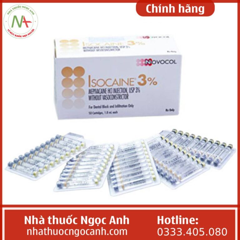 Thuốc gây tê Isocaine 3% có tốt không, giá bao nhiêu, mua ở đâu?