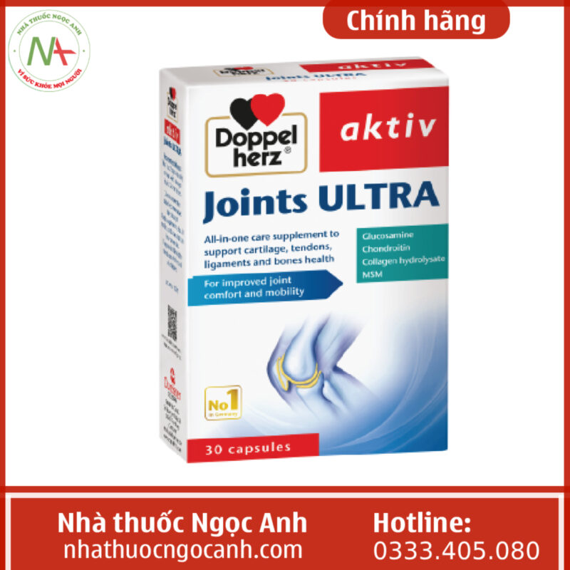Thuốc Joints Ultra Doppelherz Aktiv có tốt không, giá bao nhiêu, mua ở đâu?