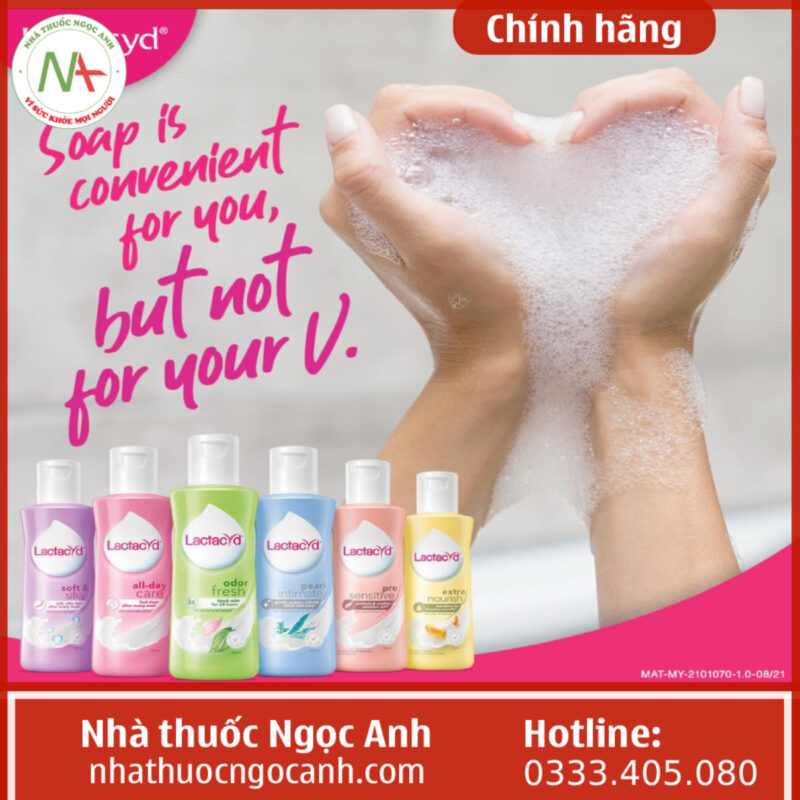 Dung dịch vệ sinh Lactacyd Pro Sensitive giá bao nhiêu? Mua ở đâu?