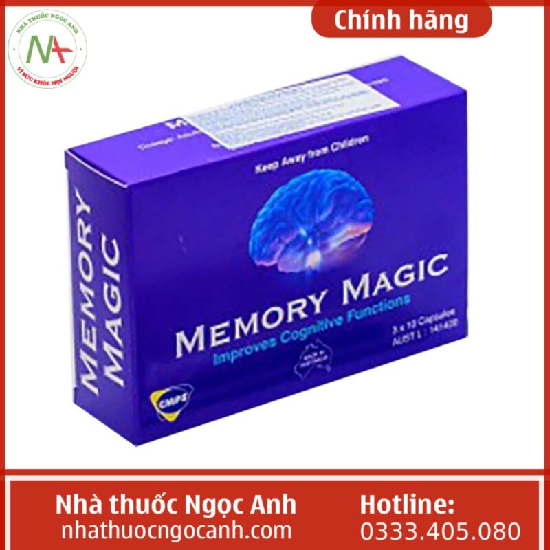 Thuốc Memory Magic có tác dụng gì, có tốt không, giá bao nhiêu, mua ở đâu?