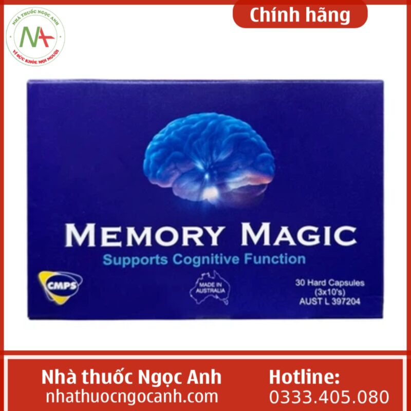 Thuốc Memory Magic có tác dụng gì, có tốt không, giá bao nhiêu, mua ở đâu?