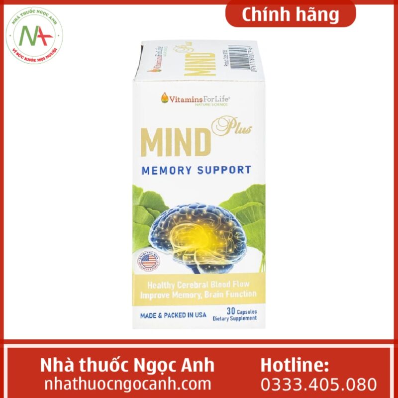 Thuốc Mind Plus có tốt không, có tác dụng gì, giá bao nhiêu, mua ở đâu?