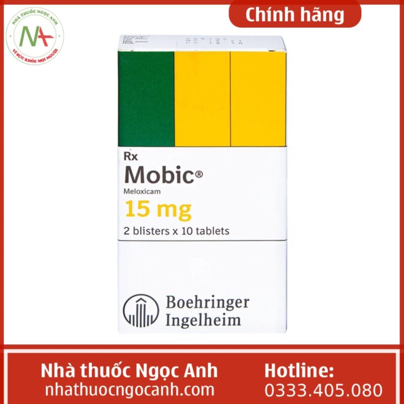 Thuốc Mobic 15mg viên là thuốc gì, liều dùng, giá bao nhiêu, mua ở đâu
