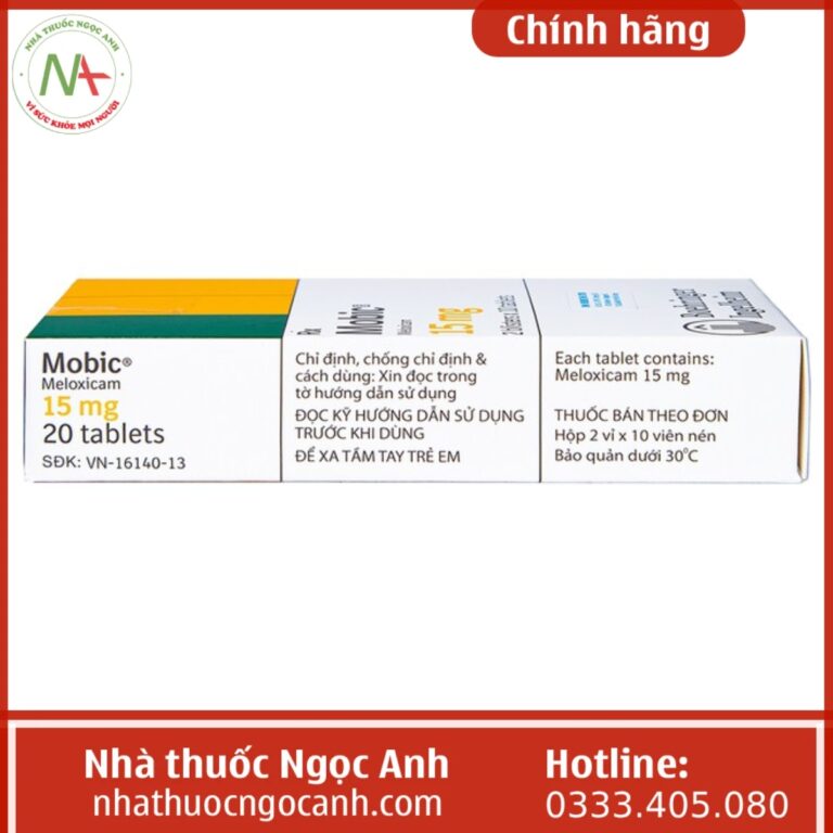 Thuốc Mobic 15mg viên là thuốc gì, liều dùng, giá bao nhiêu, mua ở đâu