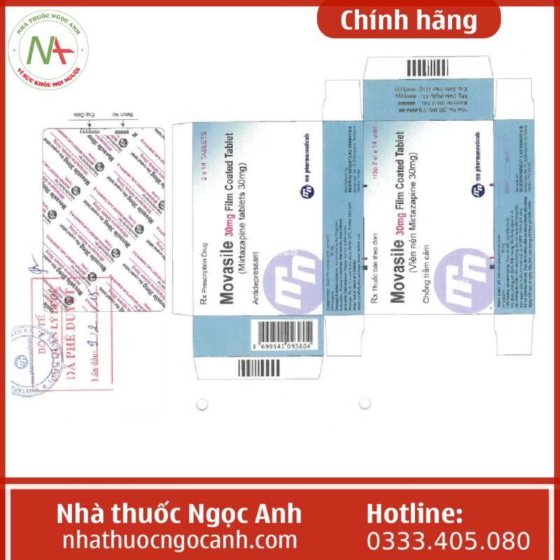 Thuốc Movasile 30mg Film Coated Tablet có tác dụng gì, giá bao nhiêu ...