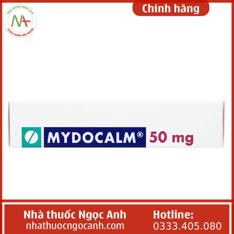 Thuốc Mydocalm 50 mg là thuốc gì, có tác dụng gì, giá bao nhiêu, mua ở đâu?