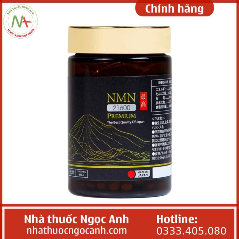 Thuốc NMN 21600 Premium có tác dụng gì, giá bao nhiêu, mua ở đâu?