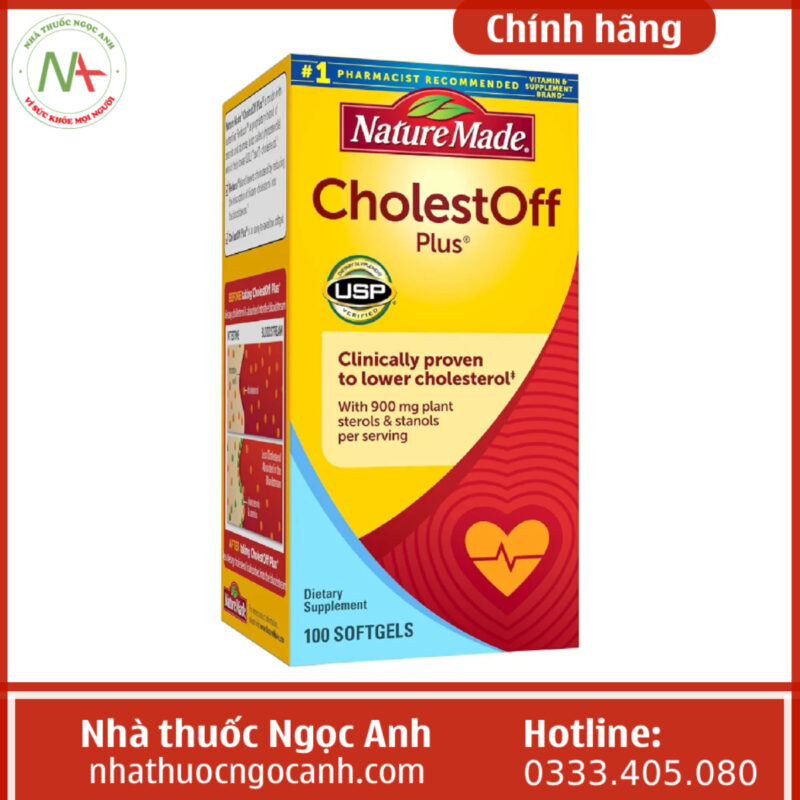 Thuốc Nature Made CholestOff Plus là thuốc gì, trị bệnh gì, giá bao ...