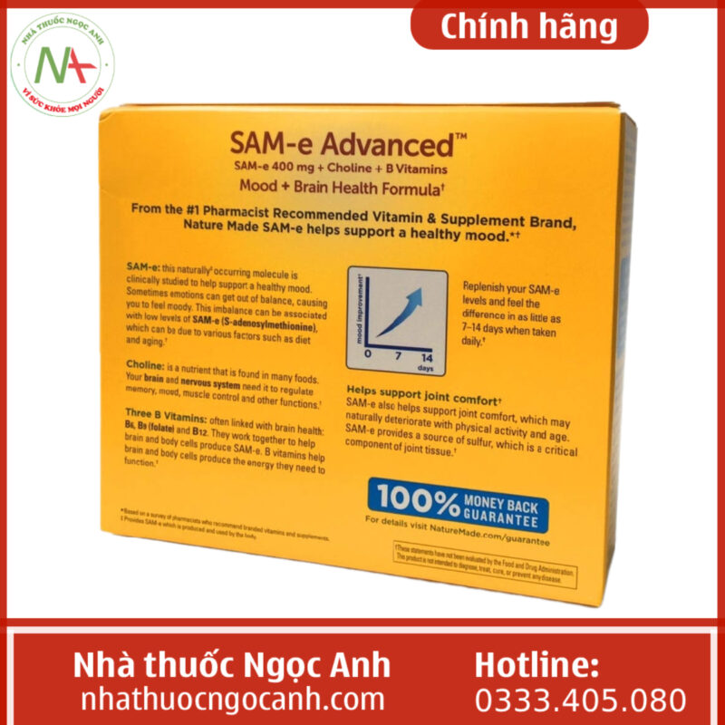 Thuốc Nature Made SAM-e Advanced giá bao nhiêu, mua ở đâu?