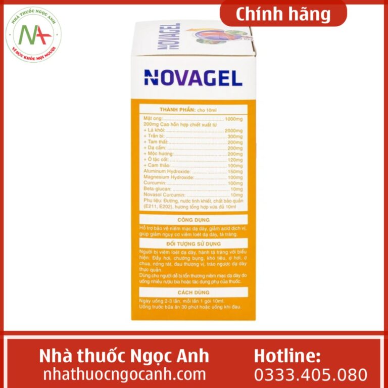 Thuốc Novagel có tốt không? giá bao nhiêu? mua ở đâu