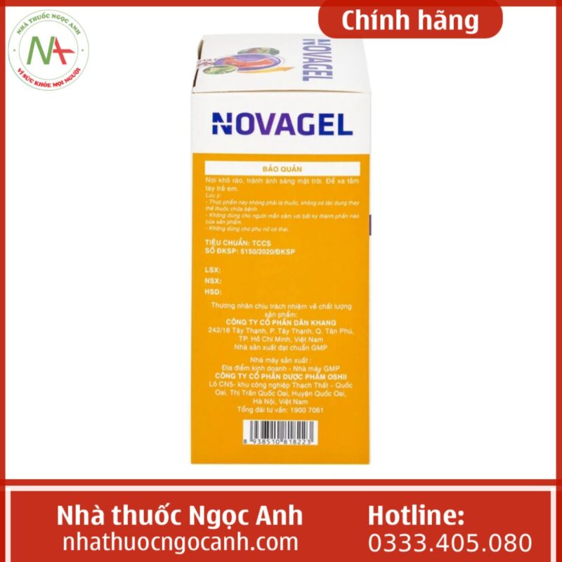 Thuốc Novagel có tốt không? giá bao nhiêu? mua ở đâu