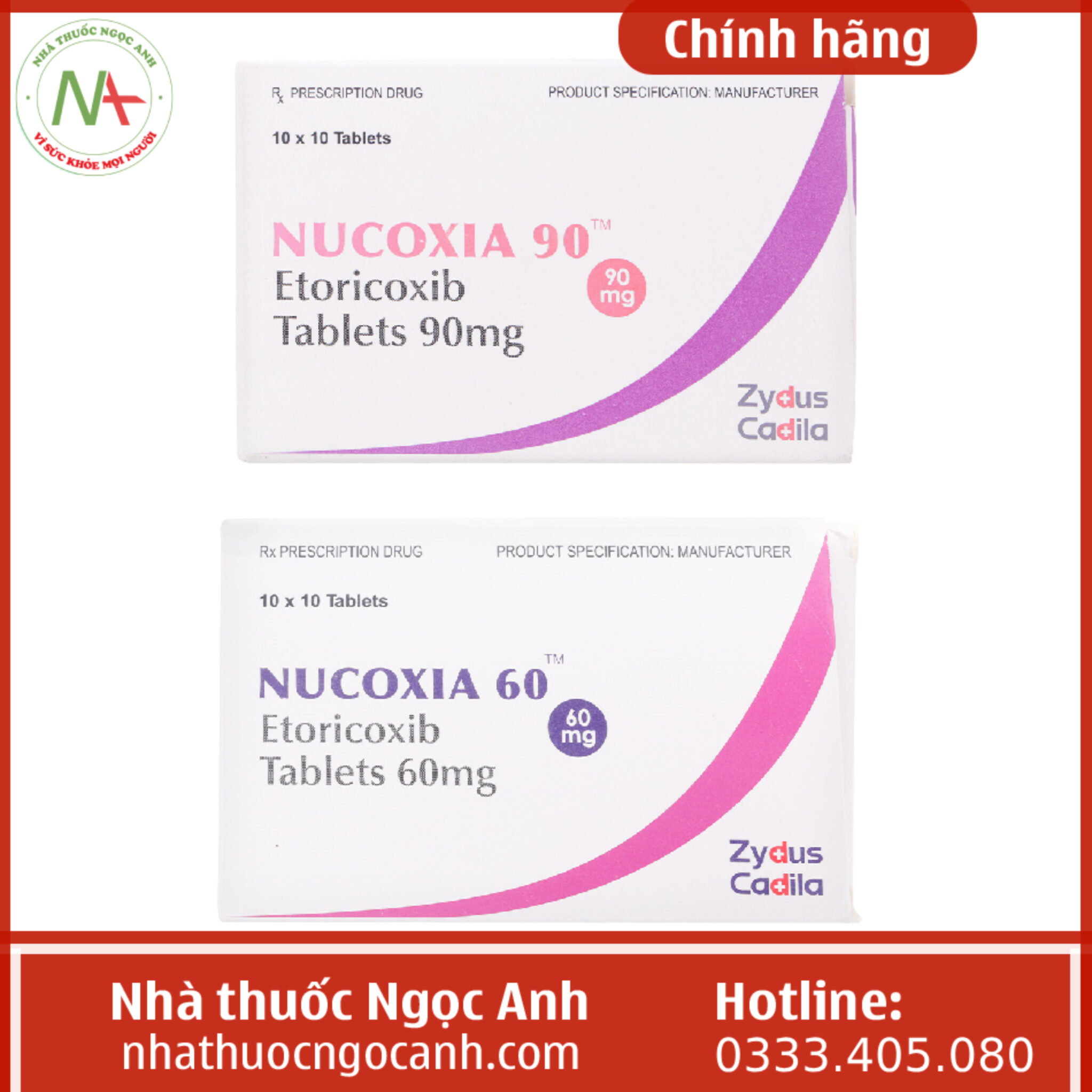Thuốc Nucoxia 60 là thuốc gì, giá bao nhiêu? Mua ở đâu?