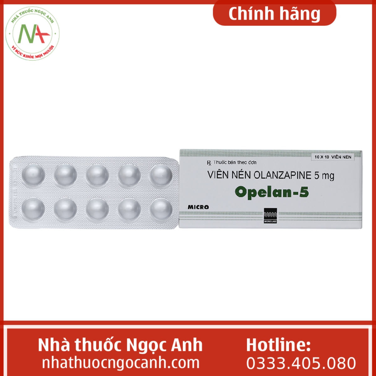 Thuốc Opelan-5 là thuốc gì, có tác dụng gì, giá bao nhiêu, mua ở đâu?