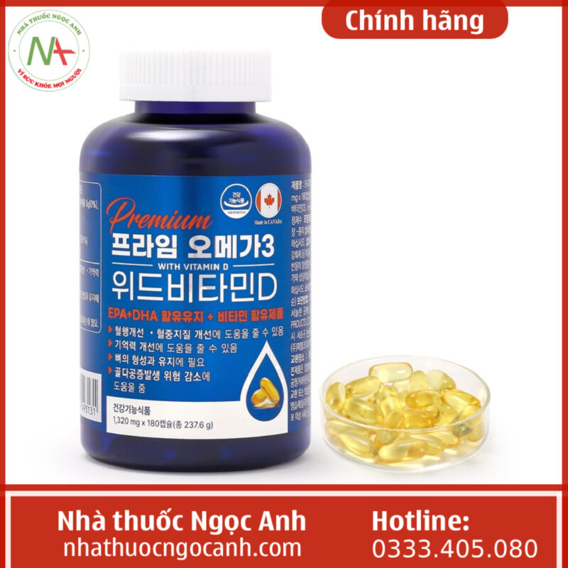 Thuốc Premium Omega 3 With Vitamin D có tốt không, giá bao nhiêu, mua ở ...