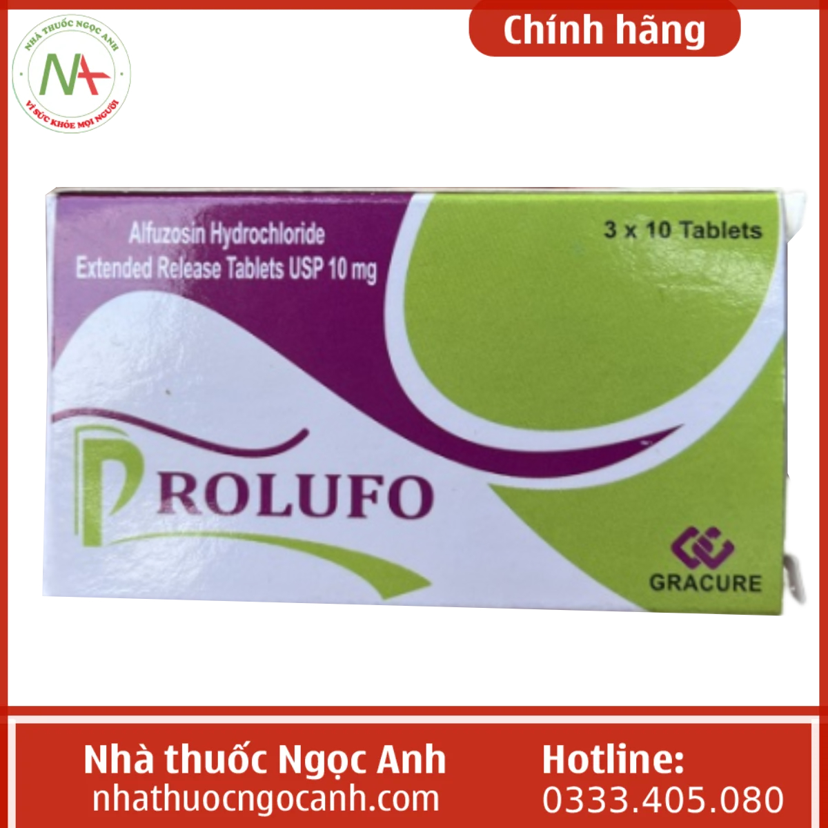 Thuốc Prolufo 10mg là thuốc gì, có tác dụng gì, giá bao nhiêu, mua ở đâu