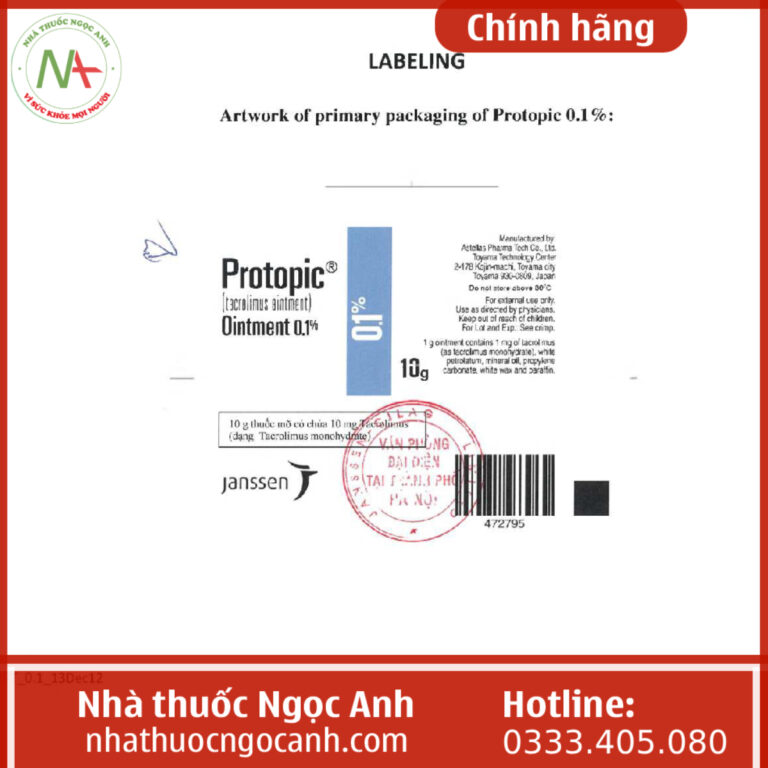 Thuốc Protopic 0,1% có tốt không, giá bao nhiêu? Mua ở đâu?