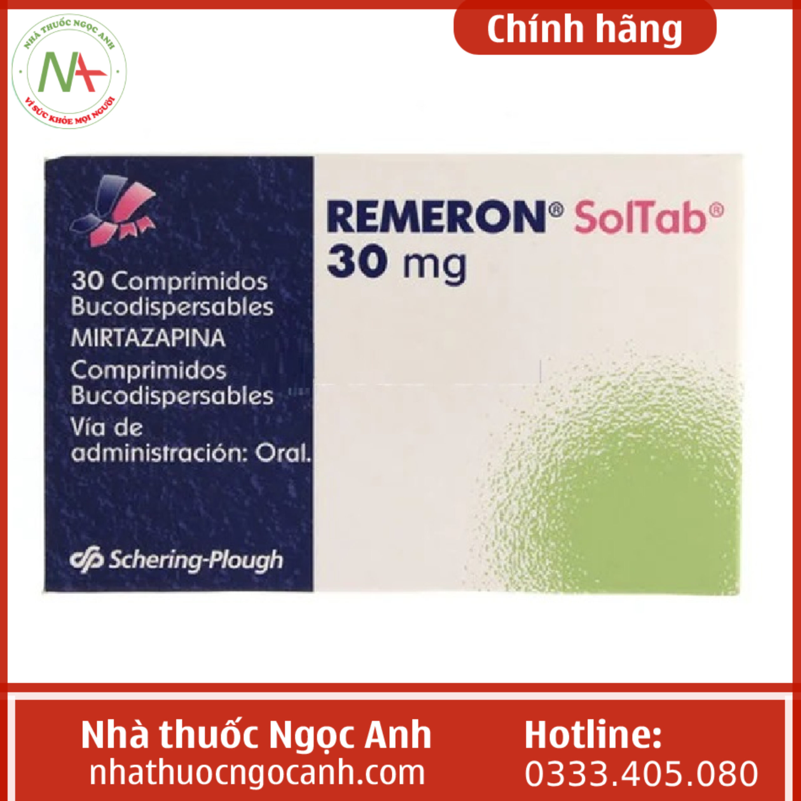 Thuốc Remeron Soltab là thuốc gì, giá bao nhiêu? Mua ở đâu?