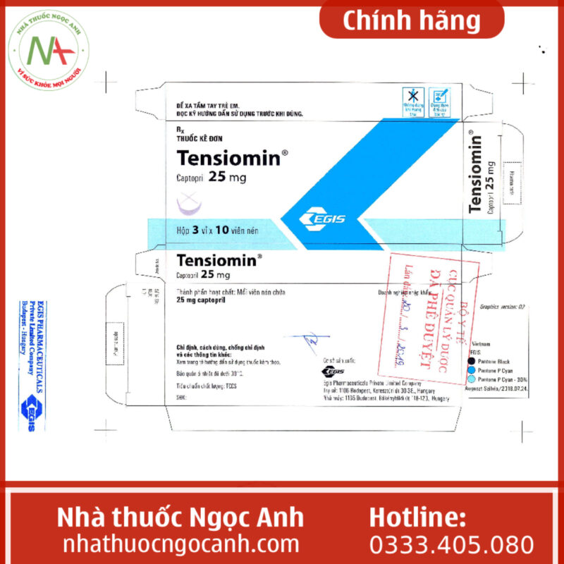 Thuốc Tensiomin là thuốc gì, giá bao nhiêu? Mua ở đâu?