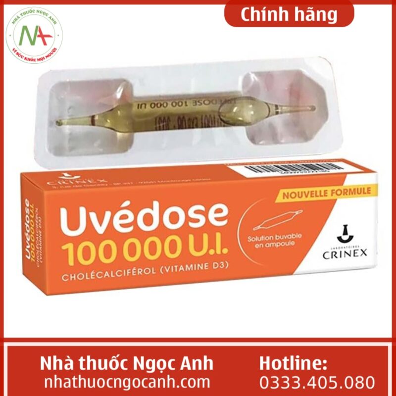 Thuốc Uvedose 100000 UI cách sử dụng, giá bao nhiêu, mua ở đâu