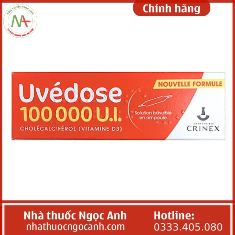 Thuốc Uvedose 100000 UI cách sử dụng, giá bao nhiêu, mua ở đâu
