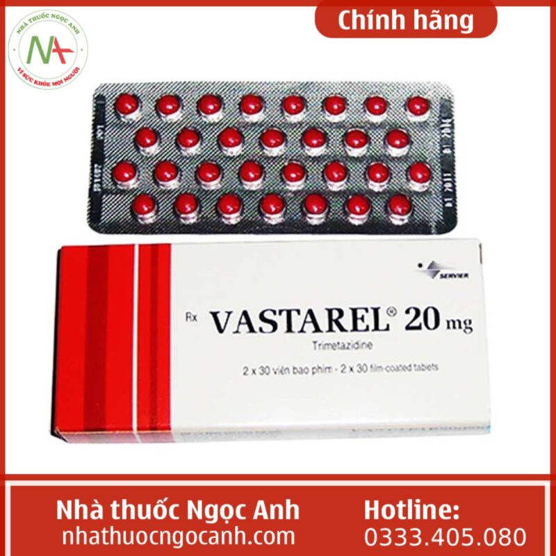 Thuốc Vastarel 20mg là thuốc gì, có tác dụng gì, giá bao nhiêu, mua ở đâu?