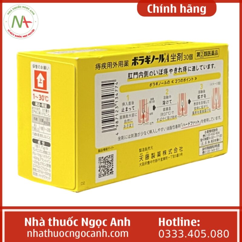 Viên đặt trĩ chữ A Nhật Bản có tốt không, giá bao nhiêu, mua ở đâu