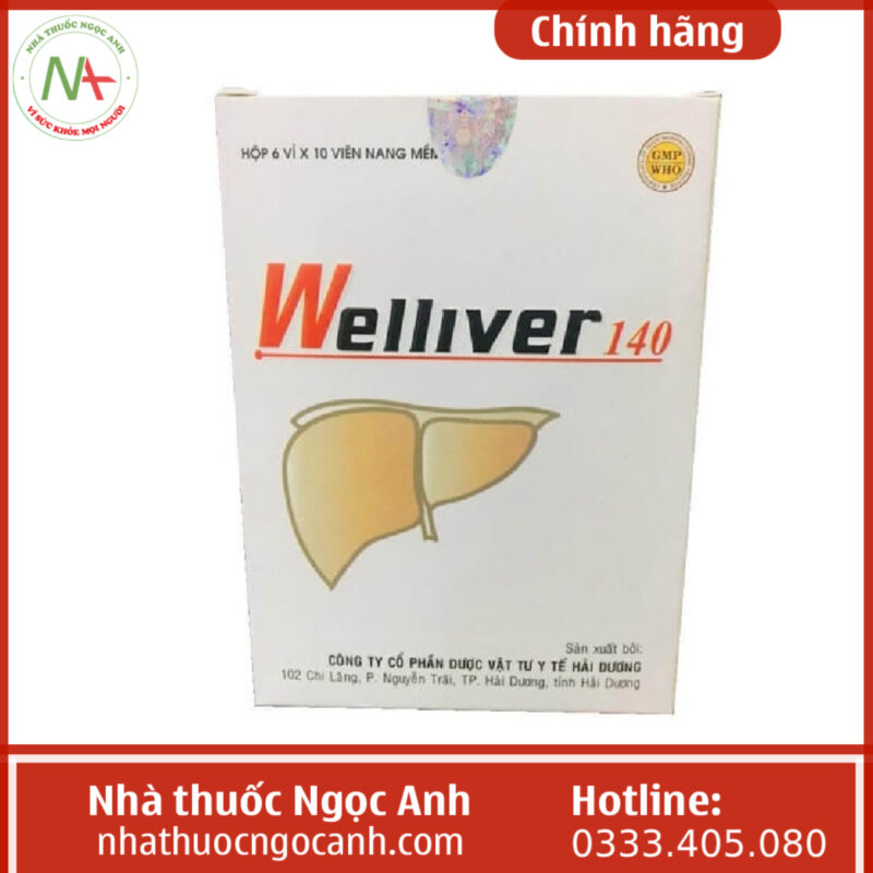 Thuốc Welliver 140 là thuốc gì, giá bao nhiêu, mua ở đâu?